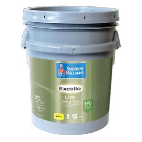 Excello Látex Libre De Olor Mate Ultra Blanco 5 Gal - Sherwin Williams ...