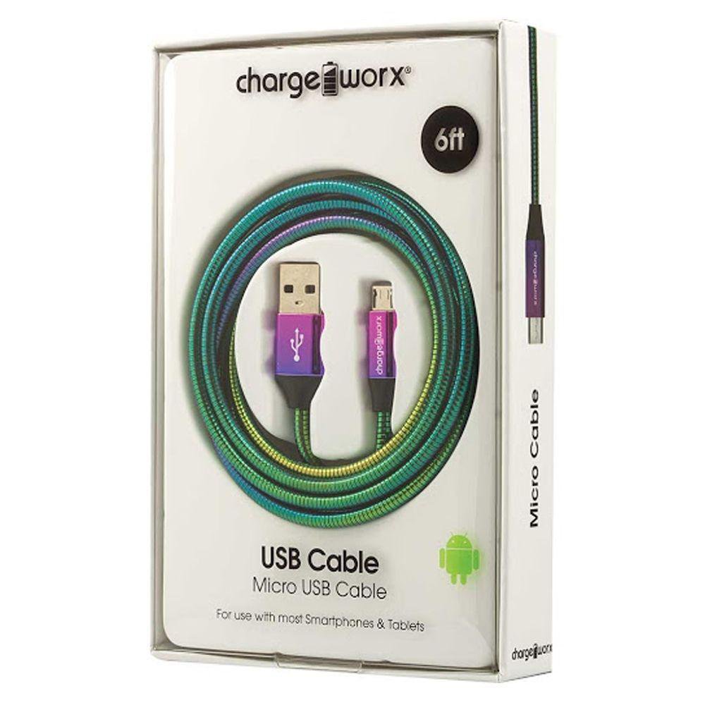 Cable Micro Usb Multi Color Chargeworx - Chargeworx - cemacogt