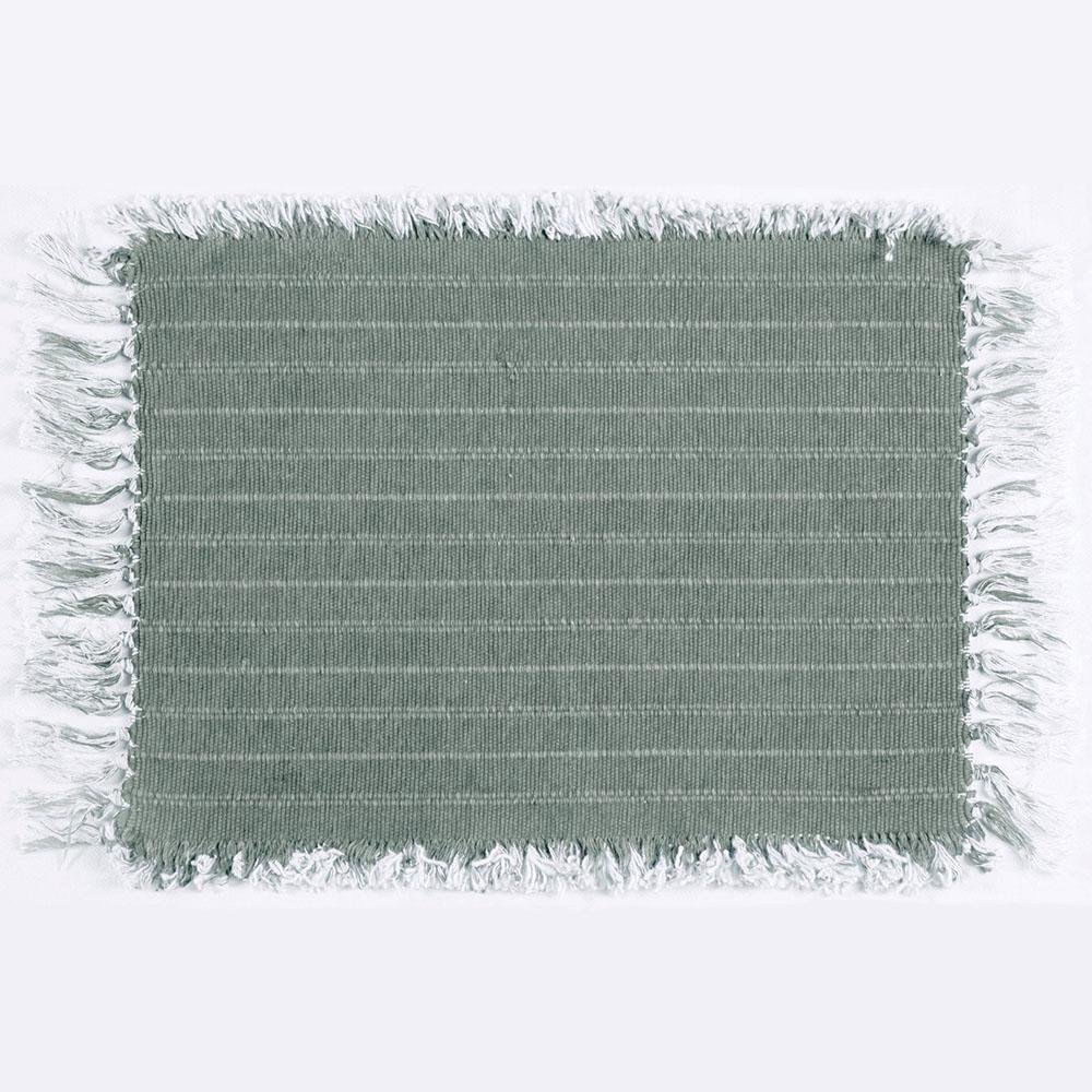 Individual De Algodón Color Verde 38X45 Cm - Viva - cemacogt