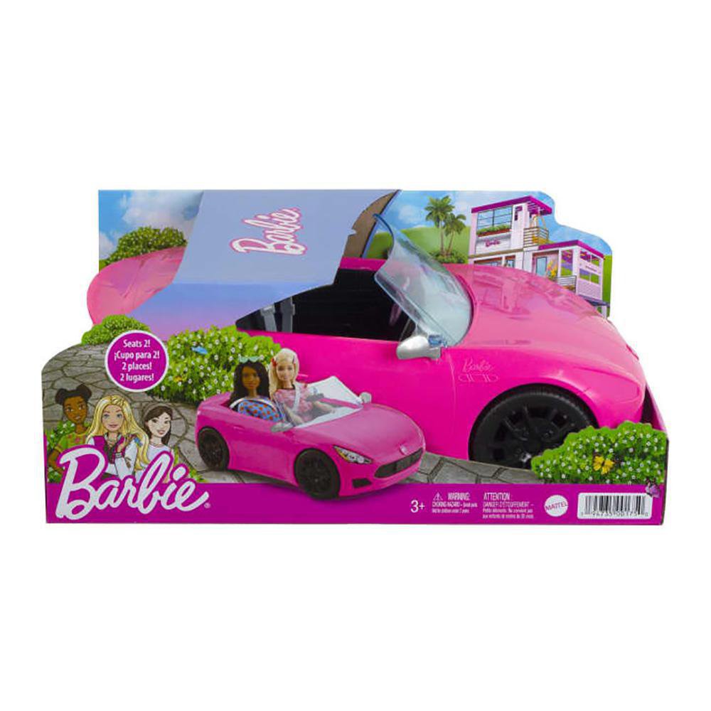 Carro Deportivo Convertible Rosa - Barbie - cemacogt