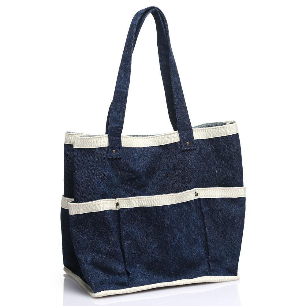 Bolsa De Lona Azul Multiusos - cemacogt